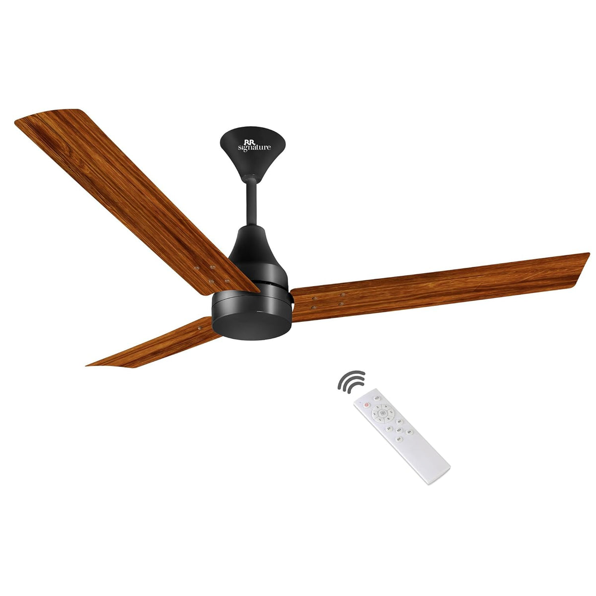 RR Signature Slimaire BLDC Ceiling Fan with Remote (Mahogany ...