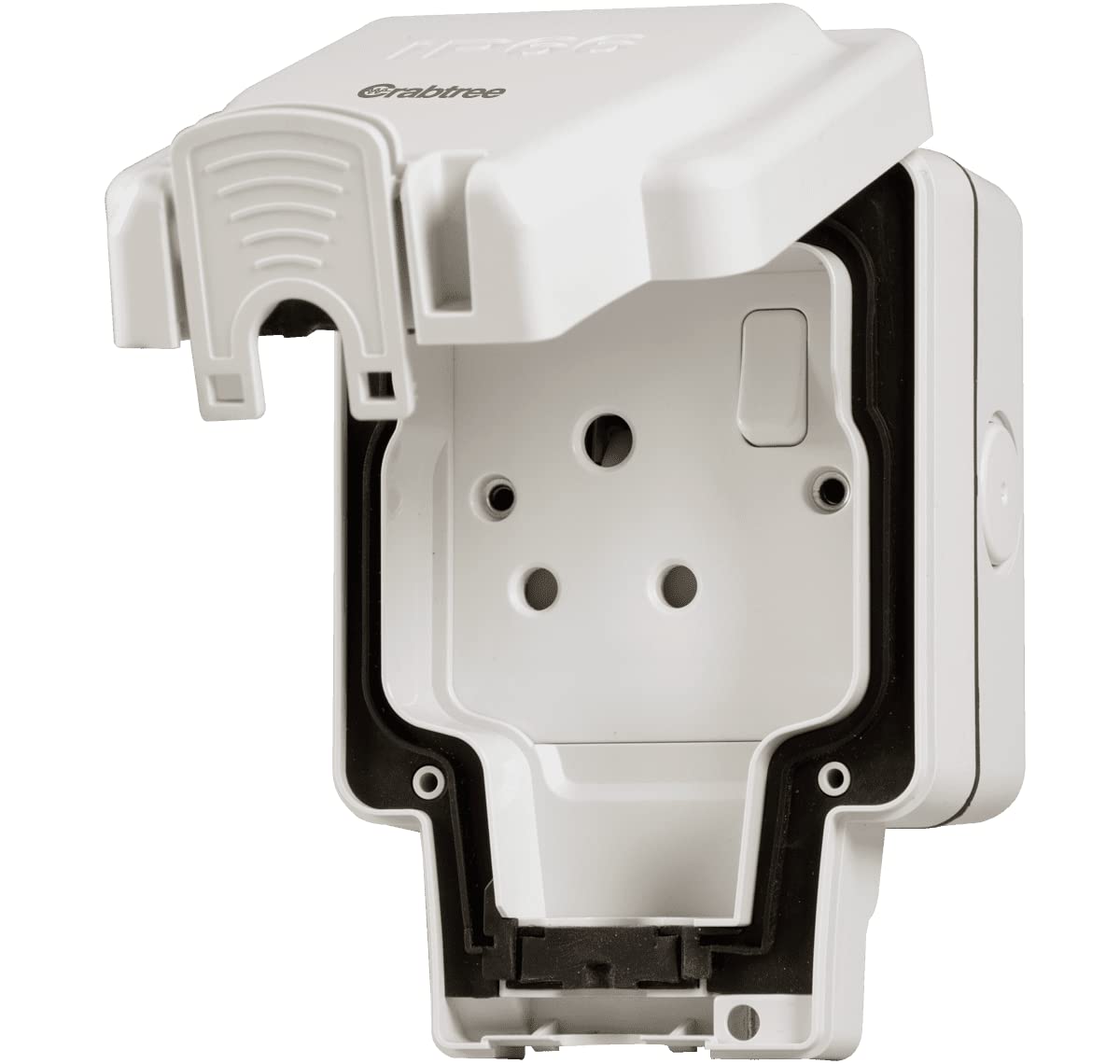 Havells Crabtree WeatherPruf™ IP66 6A Switch and Socket with Enclosure ...