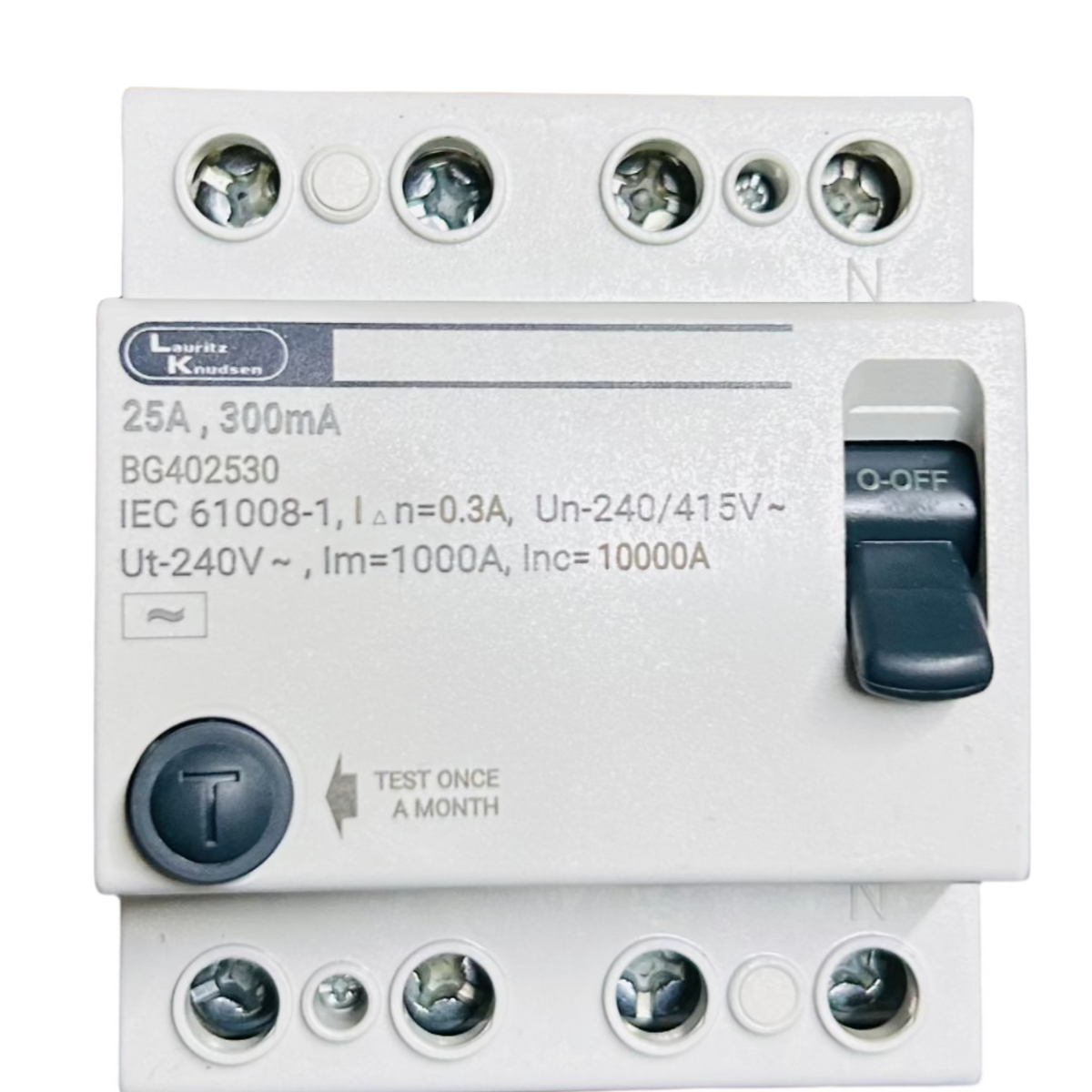 Lauritz Knudsen Exora RCCB 100A FP 240V AC 30mA – TheElectricOnline