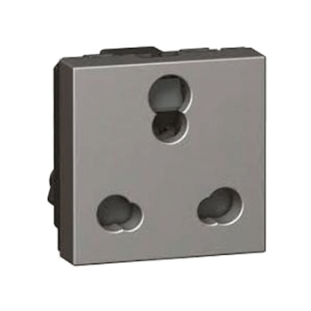 Legrand Arteor 6/16 A 3 Pin Socket Shuttered 2M 573671 (Magnesium ...