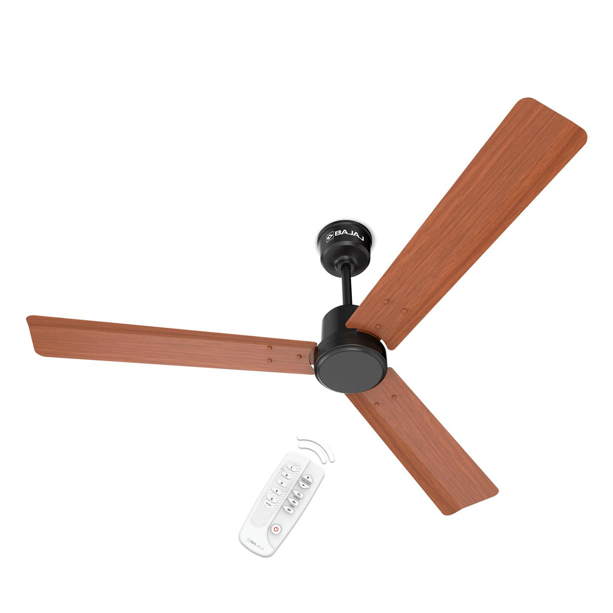 Bajaj Classico Sleek Wood 1200mm BLDC Ceiling Fans with Remote ?Maple ...