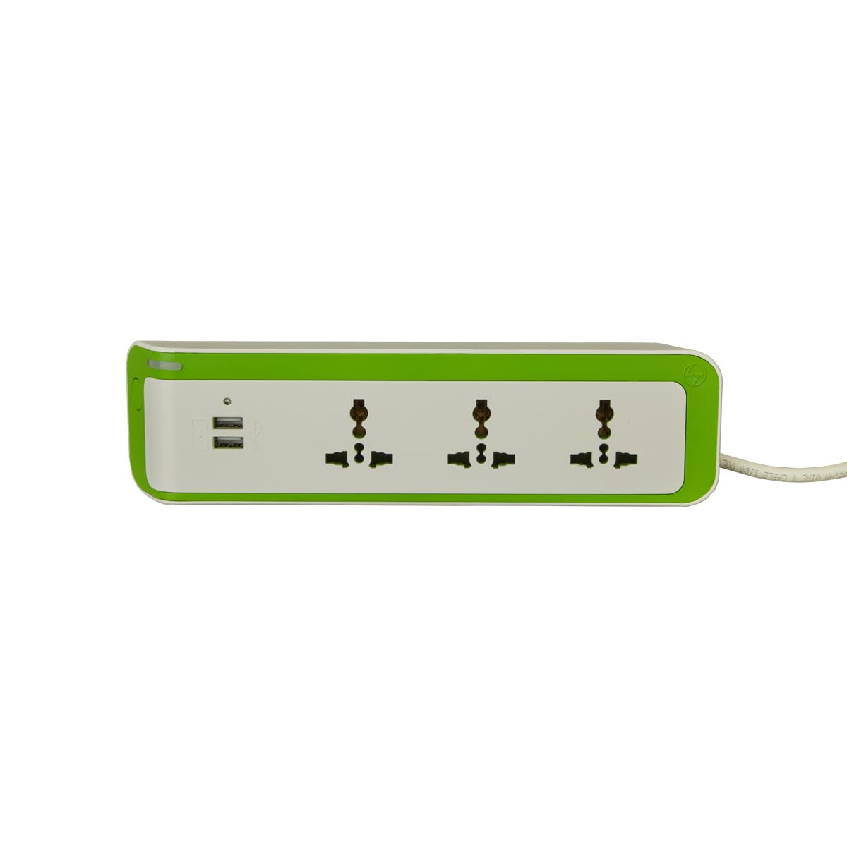 L&T OA05W06 Oris 3 Way Spike Guard with twin USB Socket and Resettable ...